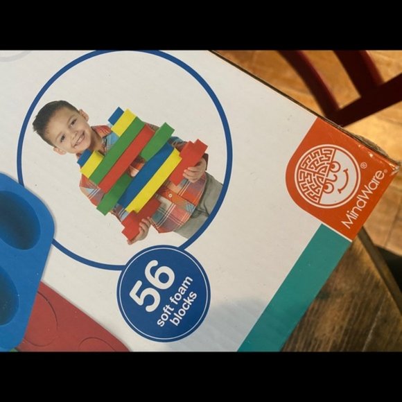 Mindware | Toys | New In Box Blockables 56 Soft Blocks For Ages 3 ...